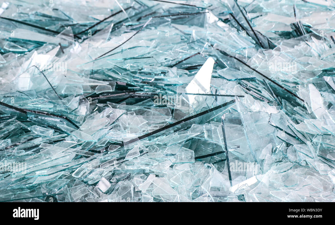 Broken Glass Pieces Stock Photos & Broken Glass Pieces Stock Images - Alamy