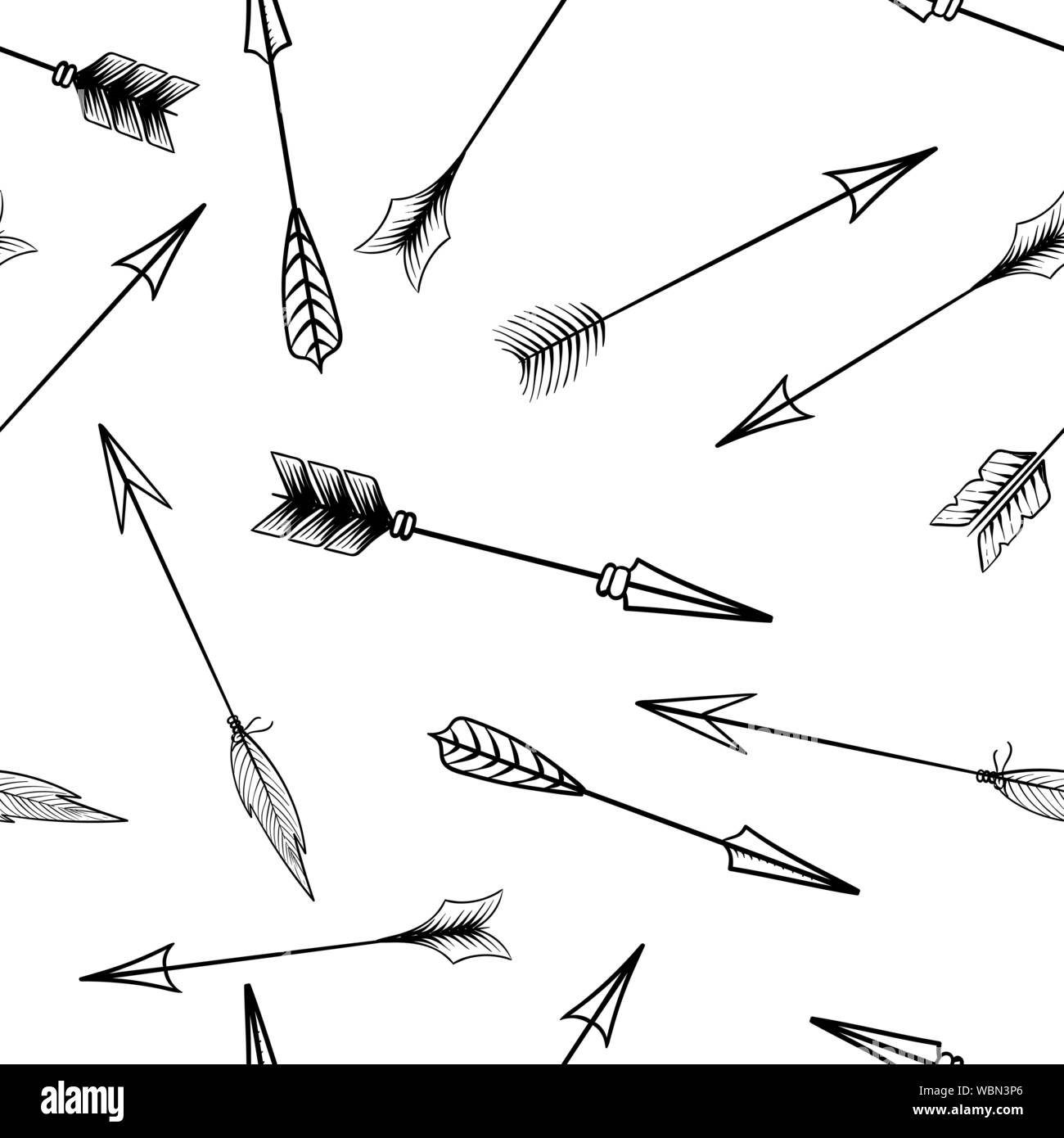 Tribal arrows background hi-res stock photography and images - Alamy