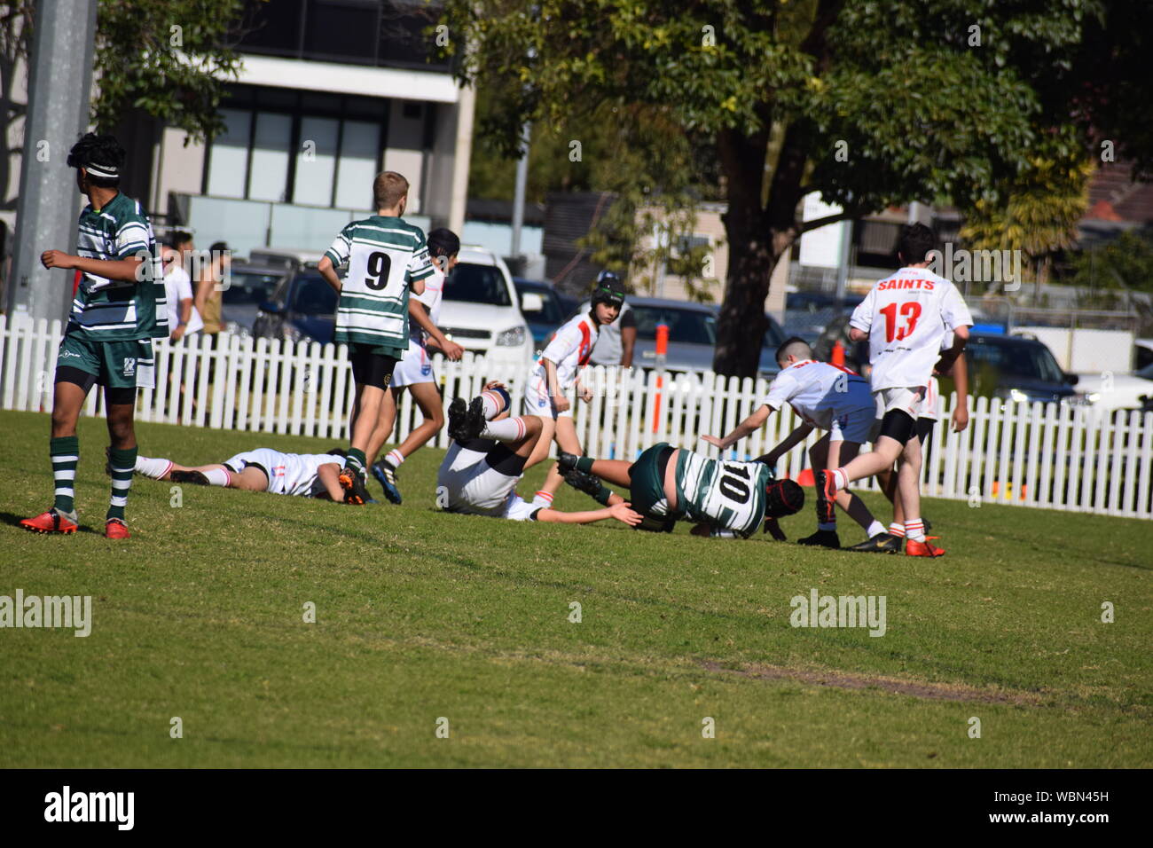 Australian Grass Roots sport Stock Photo - Alamy