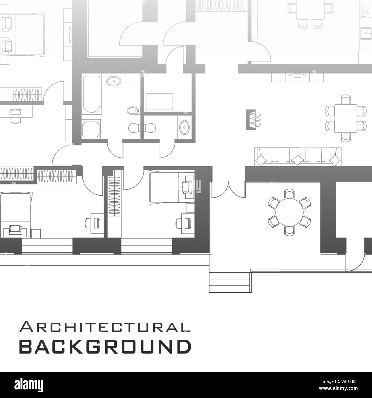 Urban Background Part Of Architectural Project Architectural Plan Of urban-background-part-of-architectural-project-architectural-plan-of