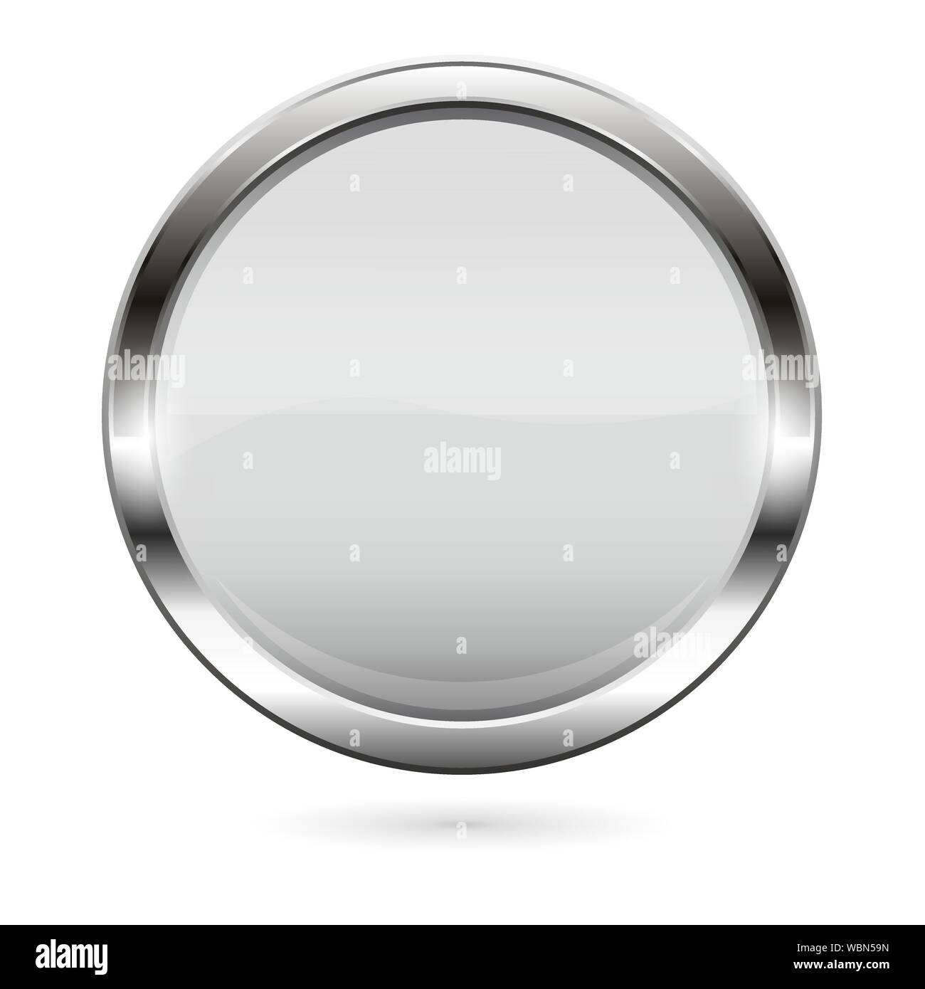 White glass button. 3d shiny round icon Stock Vector Image & Art - Alamy White glass button. 3d shiny round icon Stock Vector Image & Art - Alamy