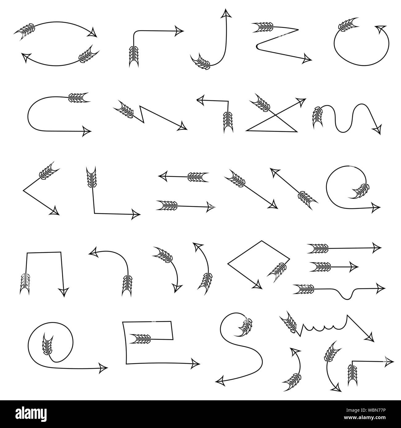 Arrows crossbow Stock Vector Images - Alamy
