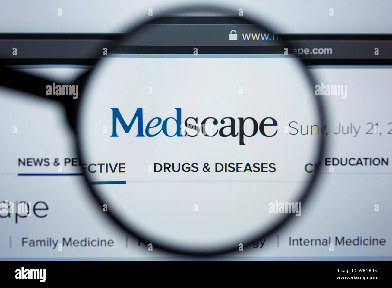 Los Angeles, California, USA - 21 Jule 2019: Illustrative Editorial of ...