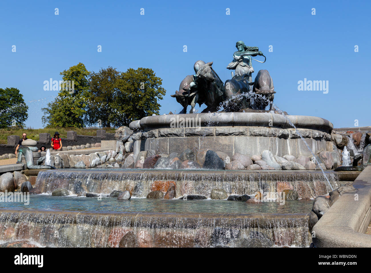 Gefion Fountain in Copenhagen, Denmark Stock Photo - Alamy
