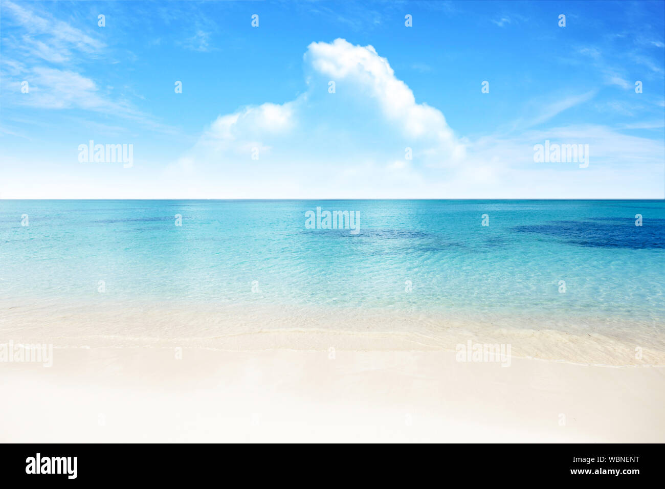 Tropical ocean beach Stock Photo - Alamy