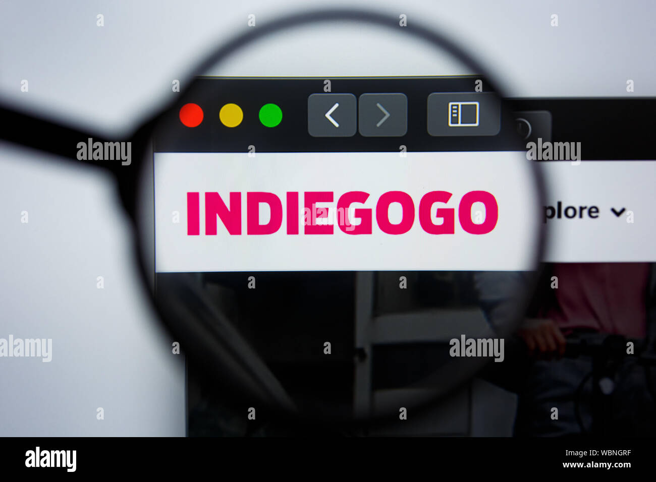 Indiegogo logo hi-res stock photography and images - Alamy