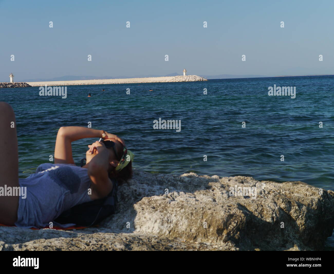 Smoking in the sea hi-res stock photography and images - Alamy