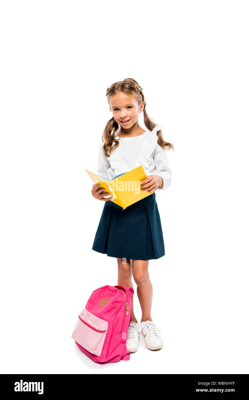 Child standing reading book hi-res stock photography and images - Alamy