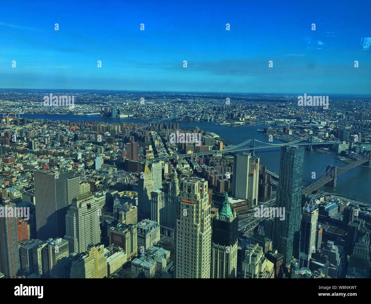 Aerial View Of City Stock Photo - Alamy
