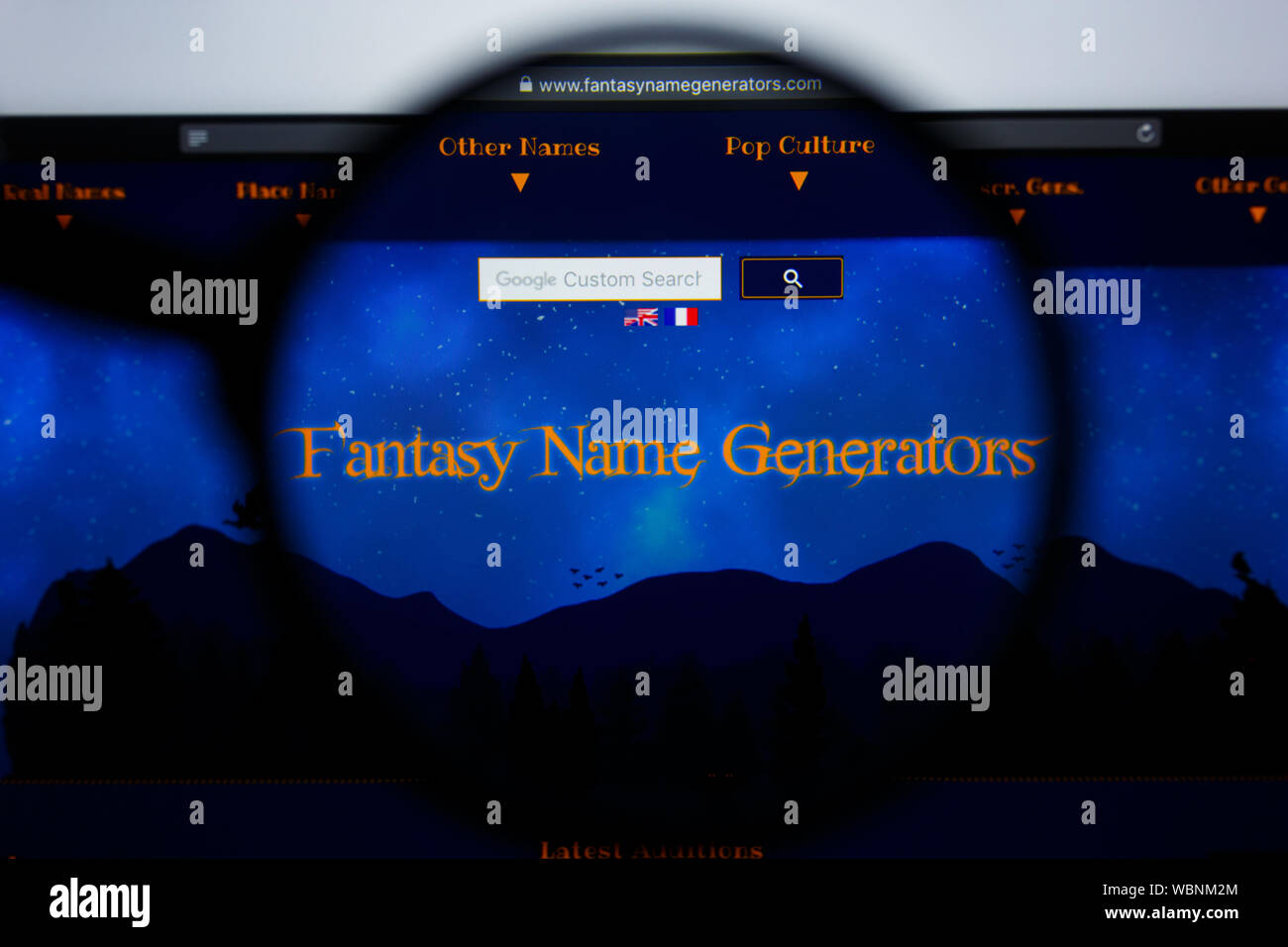 Los Angeles California USA 21 Jule 2019 Illustrative Editorial Of FANTASYNAMEGENERATORS COM los-angeles-california-usa-21-jule-2019-illustrative-editorial-of-fantasynamegenerators-com