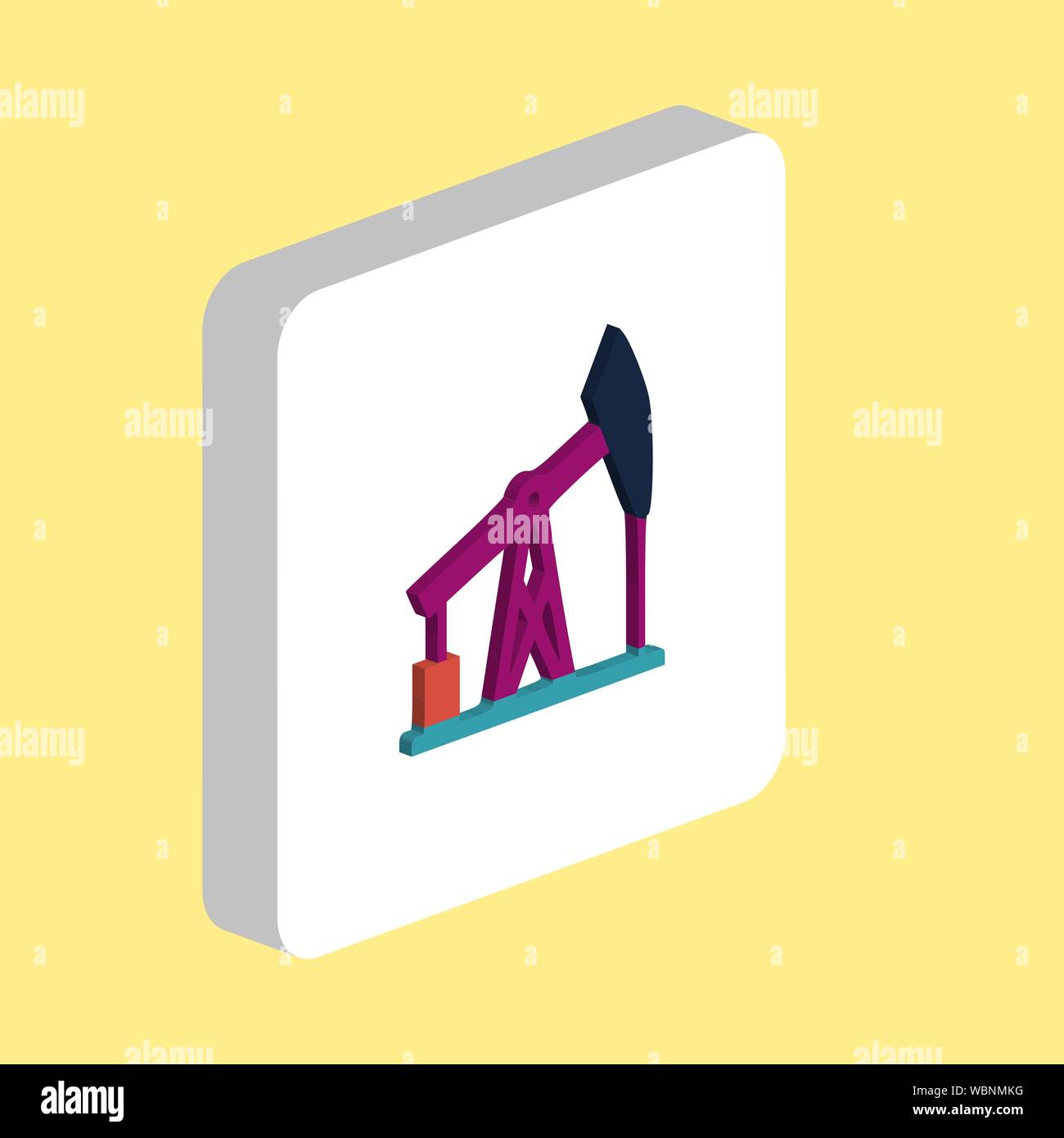 Oil Pump Simple vector icon. Illustration symbol design template for ...