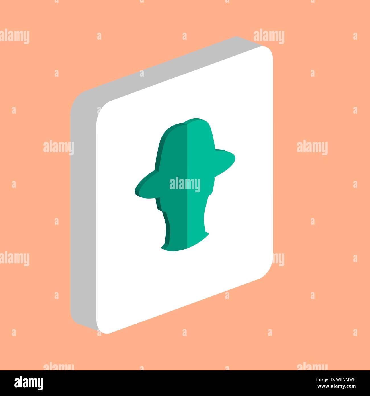 Agent, Avatar Simple vector icon. Illustration symbol design template ...