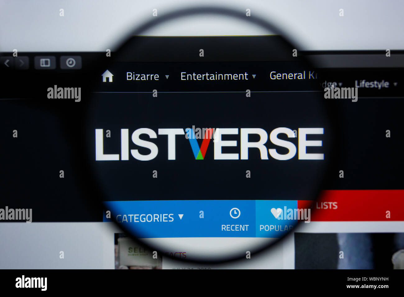 Los Angeles, California, USA - 21 Jule 2019: Illustrative Editorial of ...