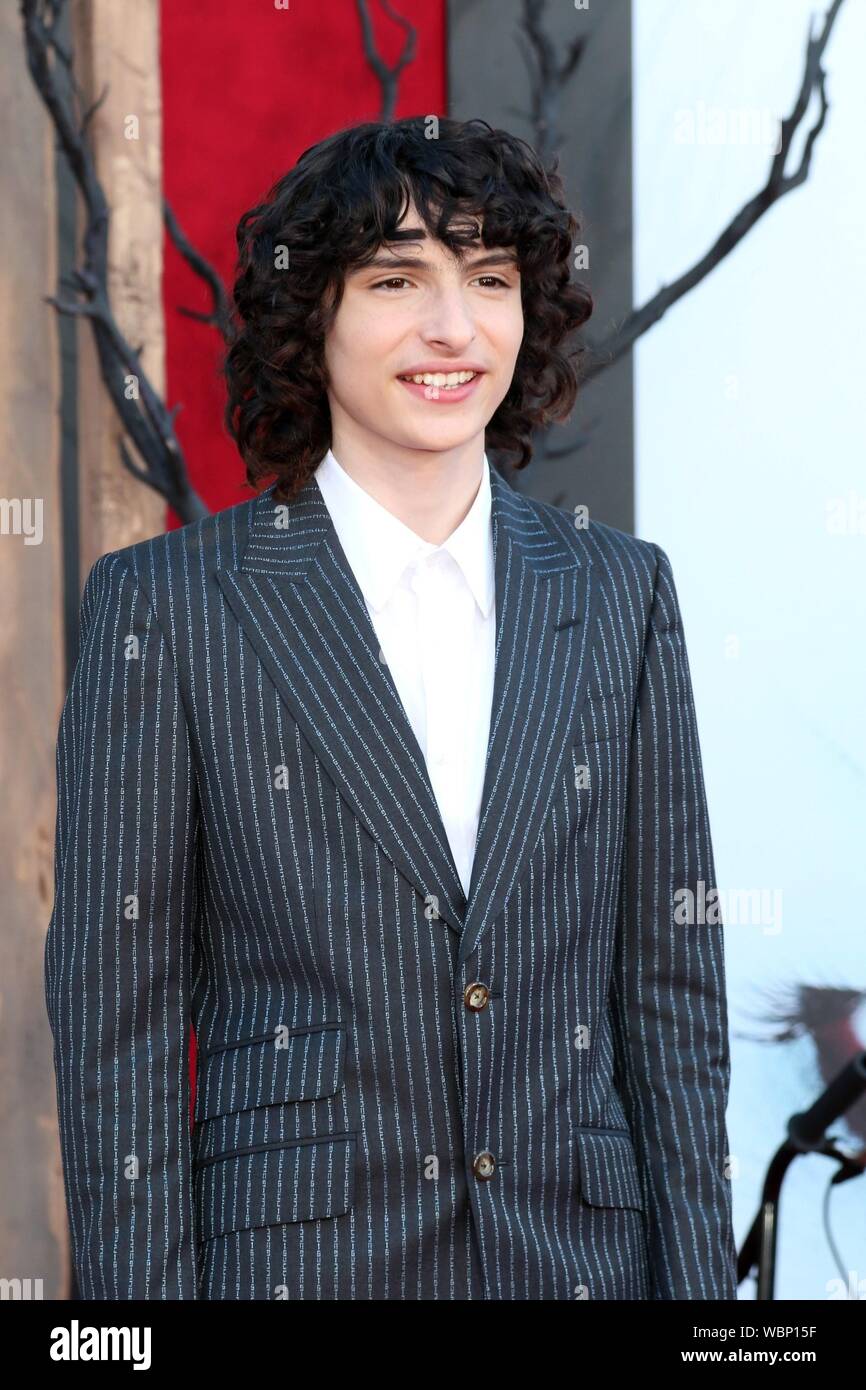 Los Angeles, CA. 26th Aug, 2019. Finn Wolfhard at arrivals for IT ...