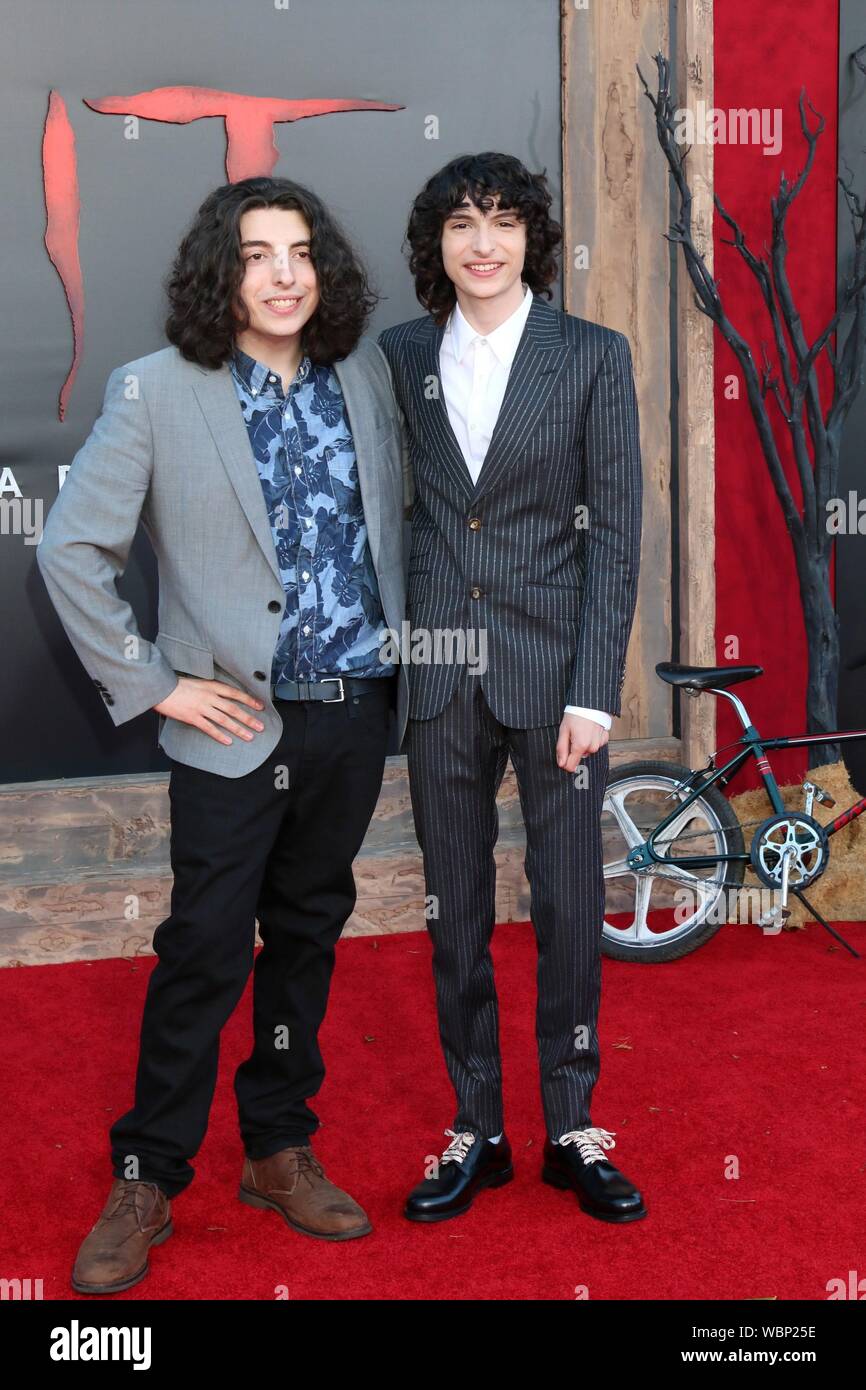 Los Angeles, CA. 26th Aug, 2019. Nick Wolfhard, Finn Wolfhard at ...