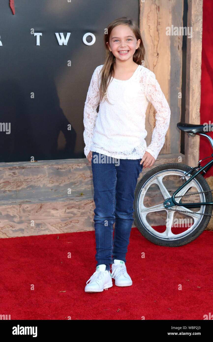 Los Angeles, CA. 26th Aug, 2019. Ryan Armstrong at arrivals for IT ...