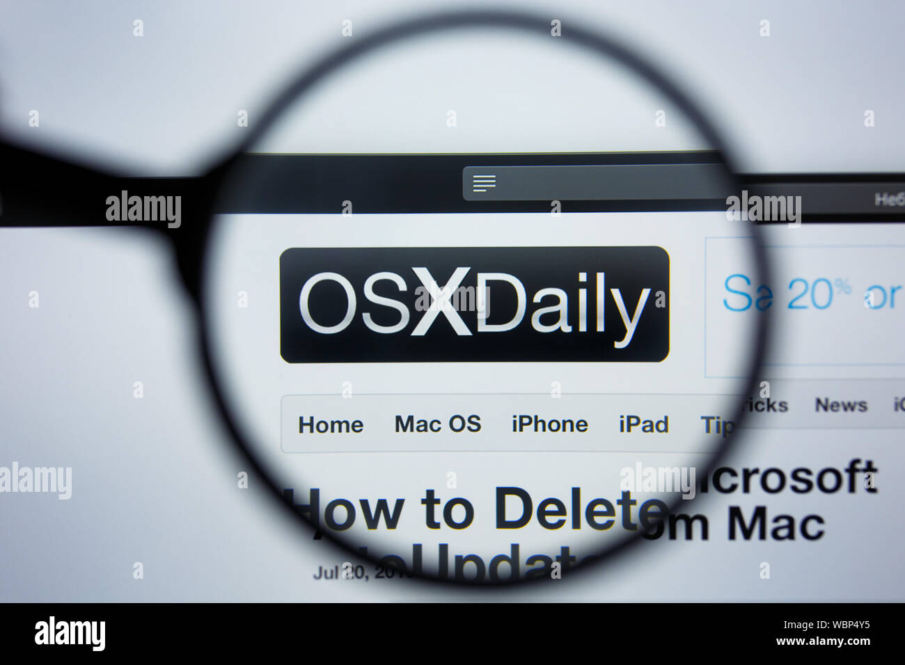 Los Angeles, California, USA - 21 Jule 2019: Illustrative Editorial of ...