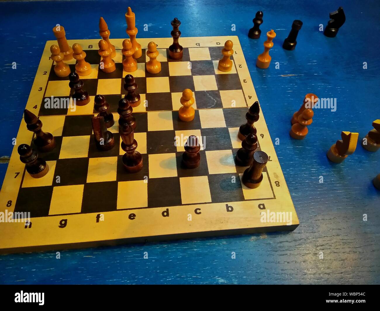 Blue chess hi-res stock photography and images - Alamy