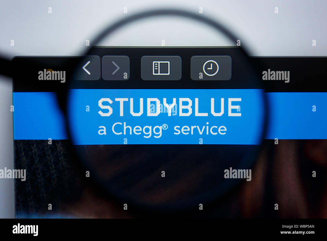 Blue homepage hi-res stock photography and images - Alamy