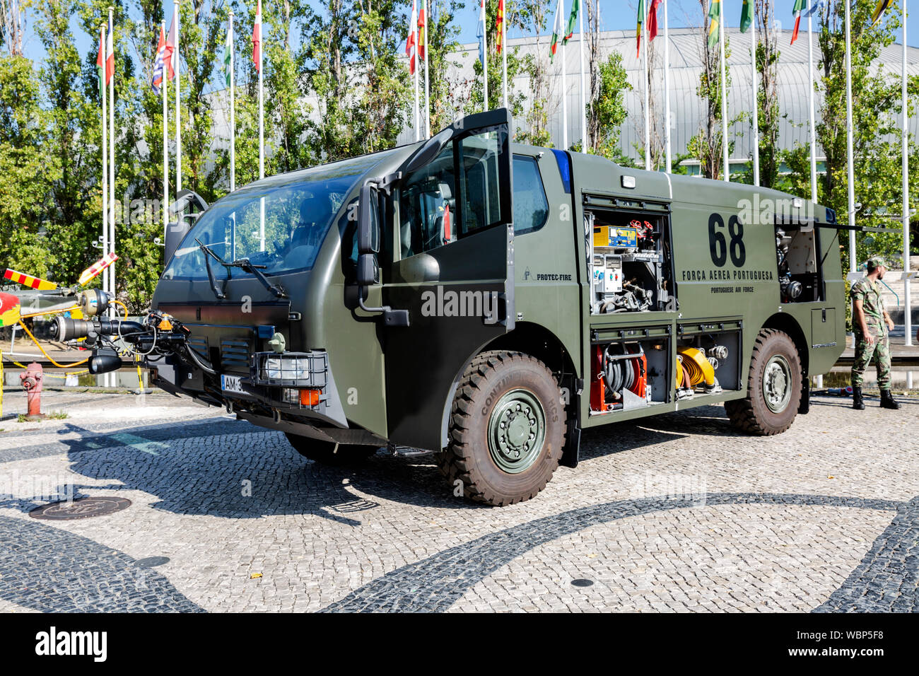 Military fire truck hi-res stock photography and images - Alamy