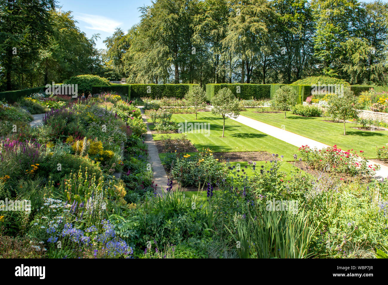 Garden at Castle Drogo, Drewsteignton, Devon, England Stock Photo - Alamy