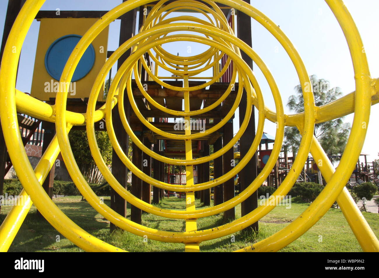 Playground structure hi-res stock photography and images - Alamy