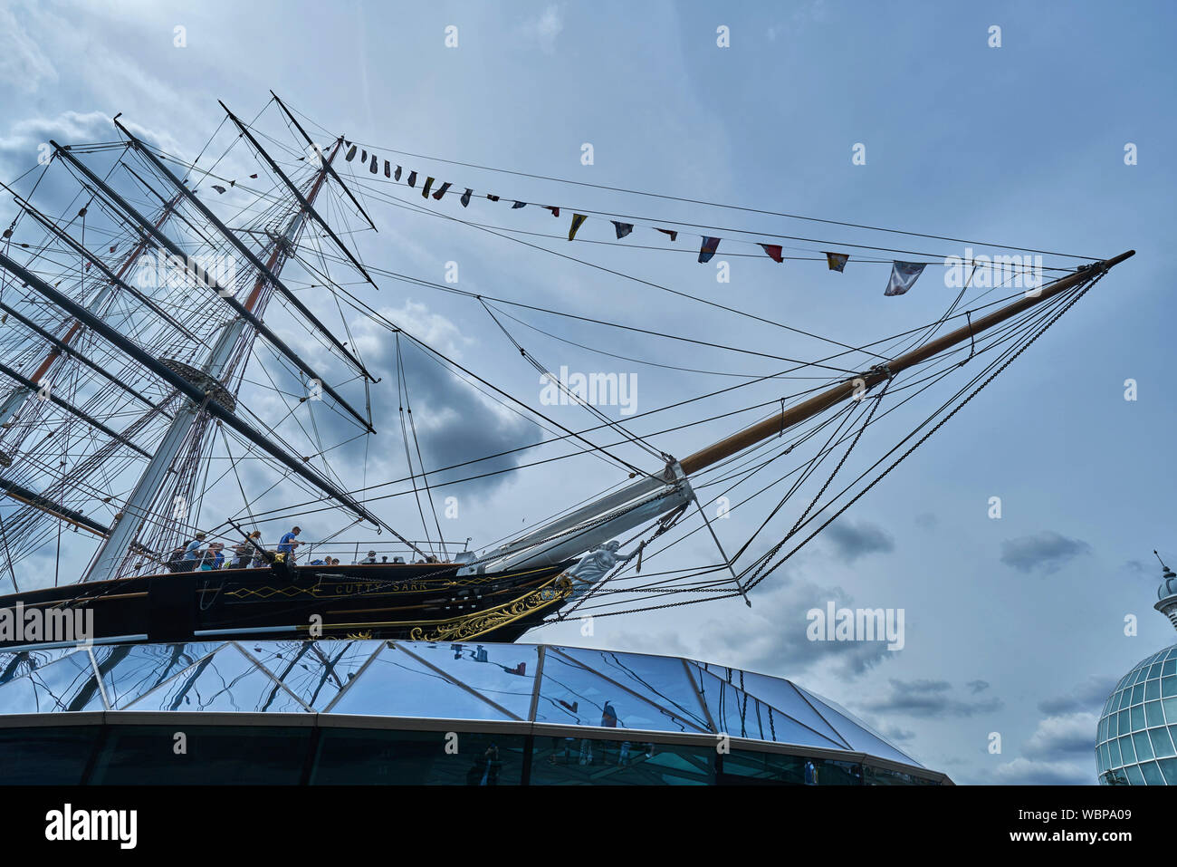 the cutty sark boat greenwich Stock Photo - Alamy