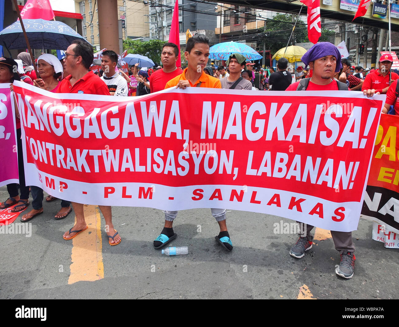 January 1, 2012, Manila, Philippines: Protesters marching along Recto ...