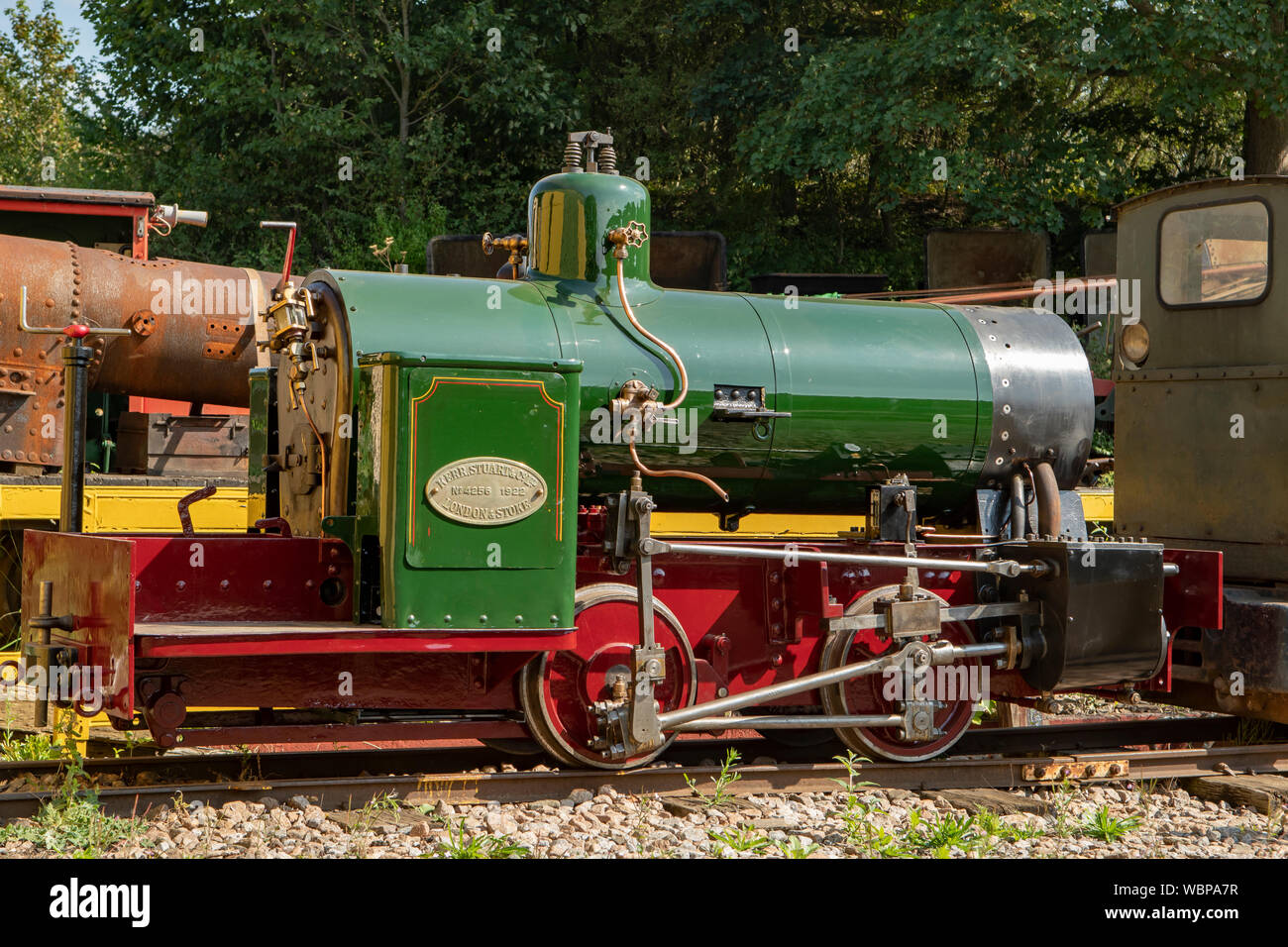Narrow gauge steam locomotive steam engine hi-res stock photography and ...