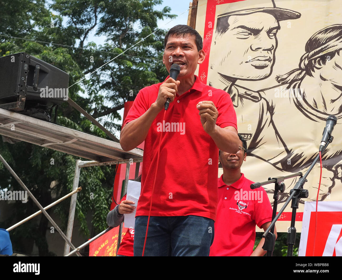 Manila, Philippines. 1st Jan, 2012. Labour leader, Ka Leody de Guzman ...