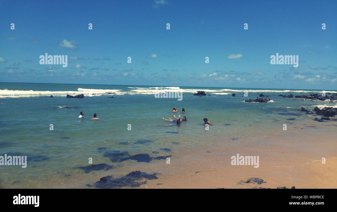 People sea bathing hi-res stock photography and images - Alamy
