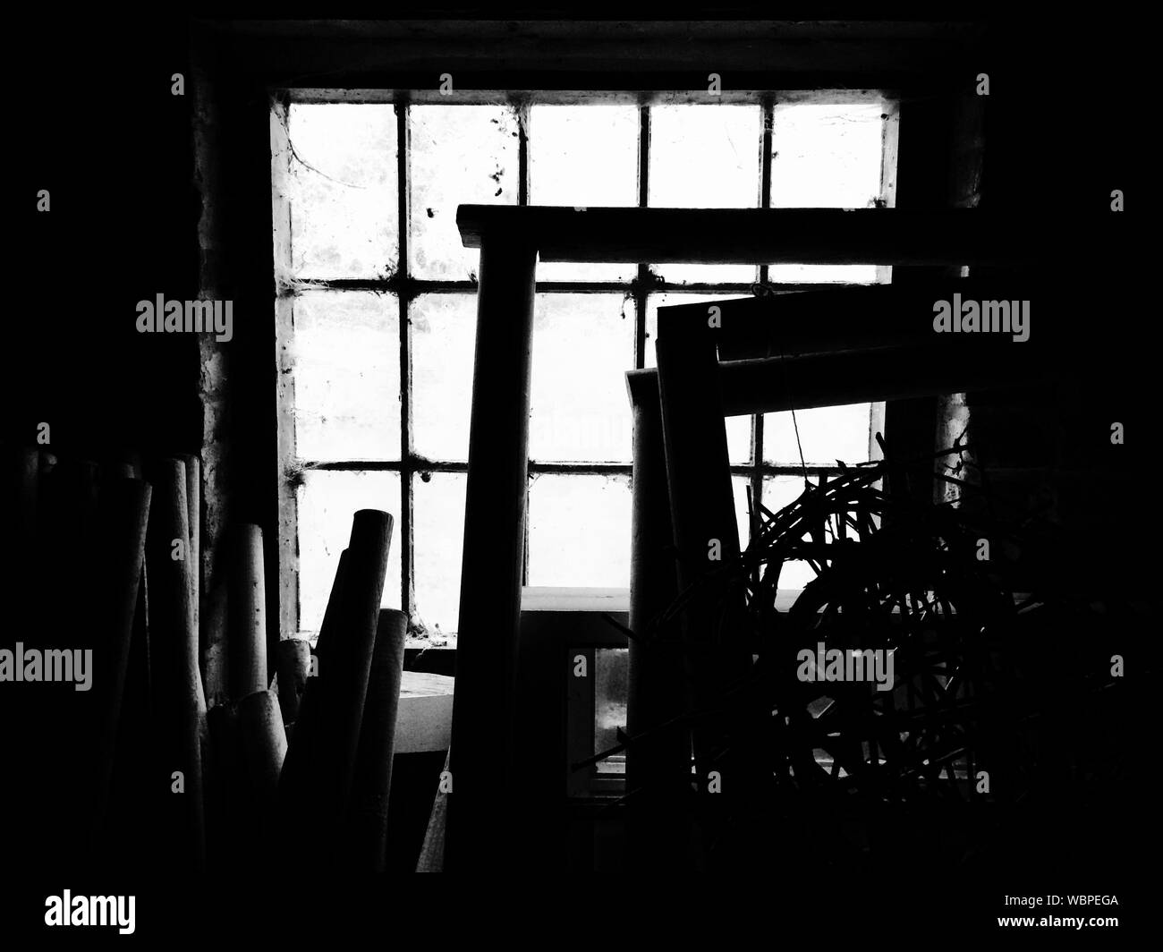 Window with wooden frames hi-res stock photography and images - Alamy