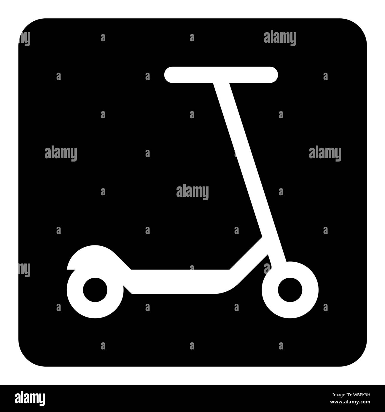 Sign scooter Stock Vector Images - Alamy