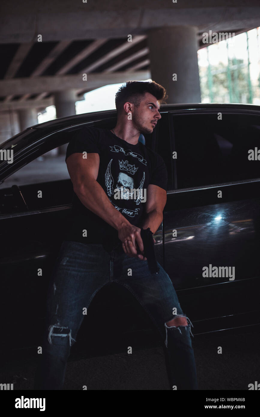 Low Light Male Stock Photo - Alamy