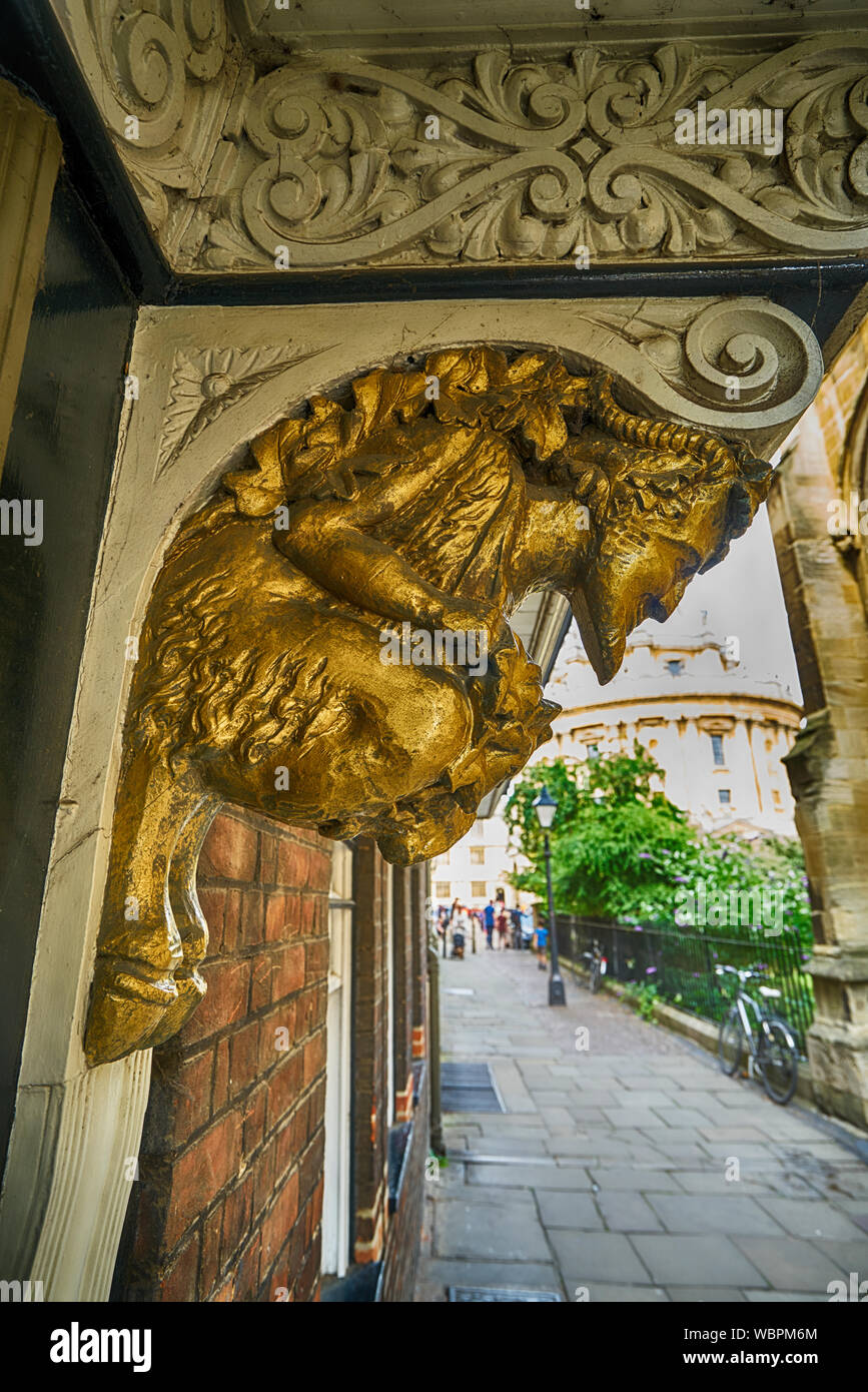 St Mary's Passage, Oxford CS Lewis Stock Photo - Alamy