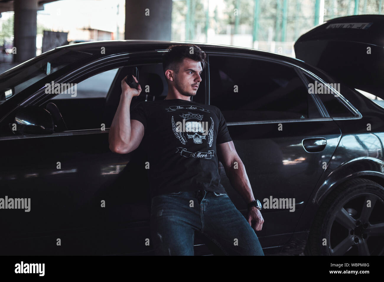 Low Light Male Stock Photo - Alamy