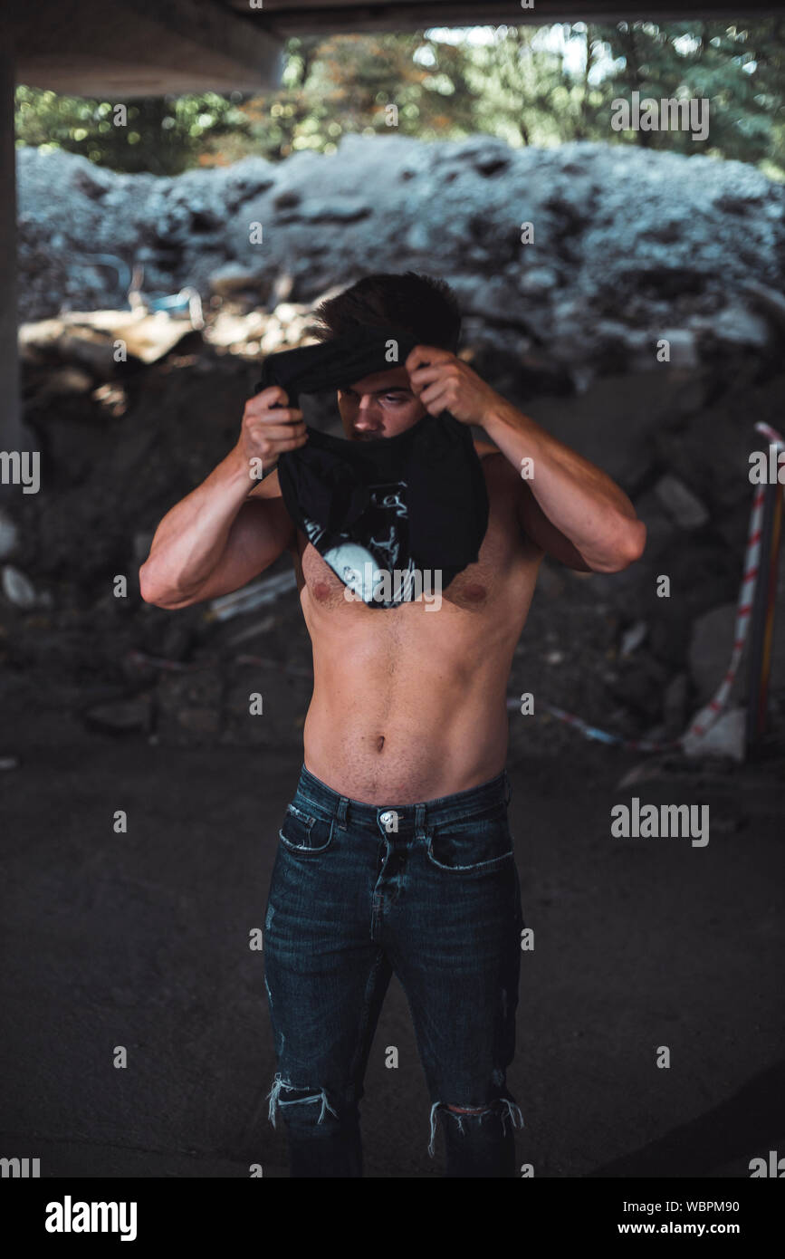 Low Light Male Stock Photo - Alamy