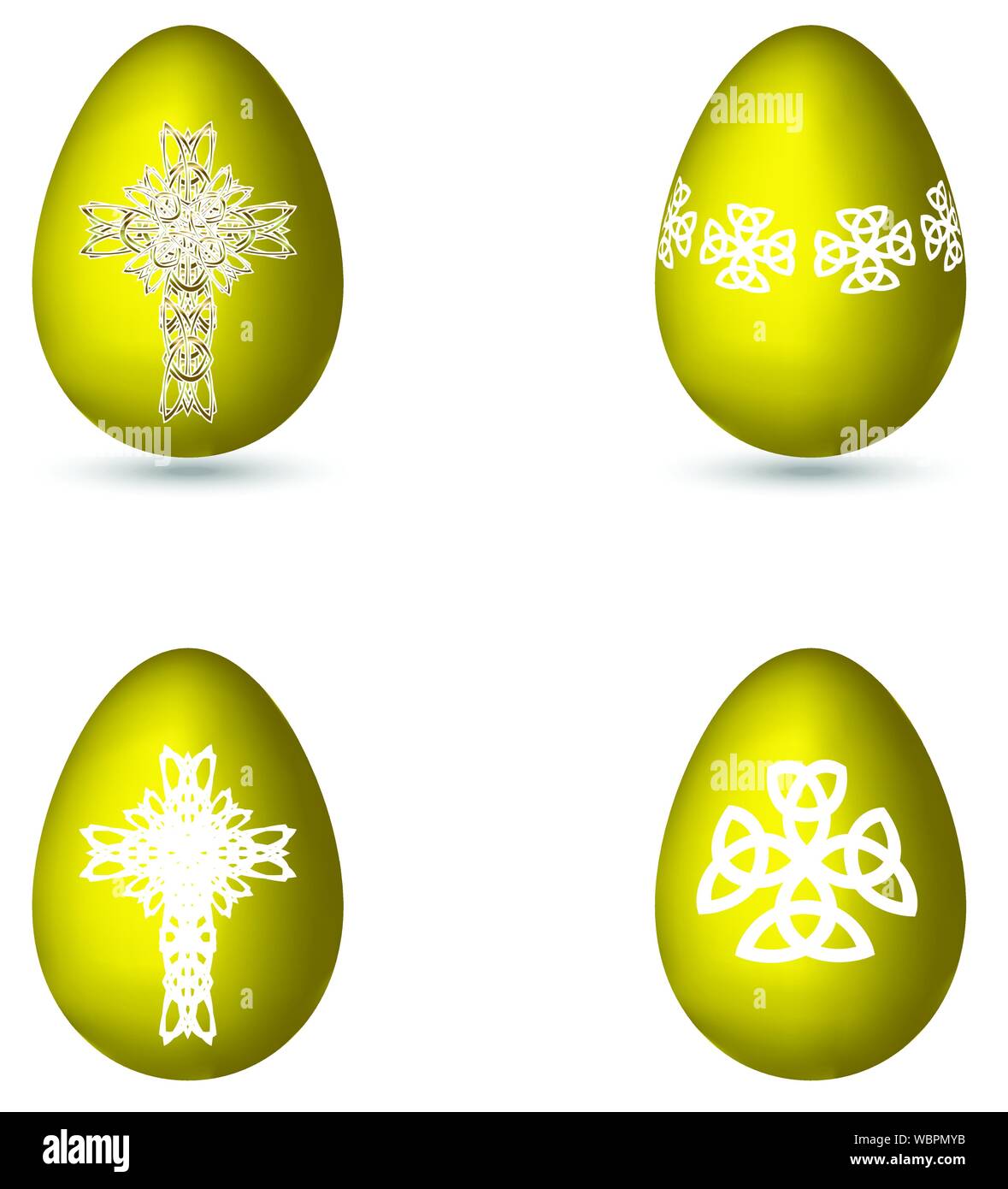 Black and gold crosses Stock Vector Images - Alamy