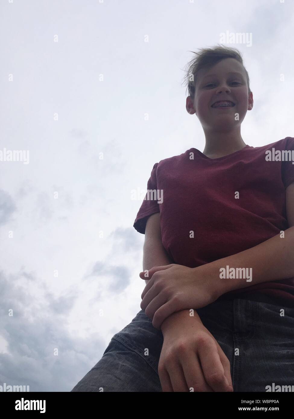 Smile three quarter angle hi-res stock photography and images - Alamy