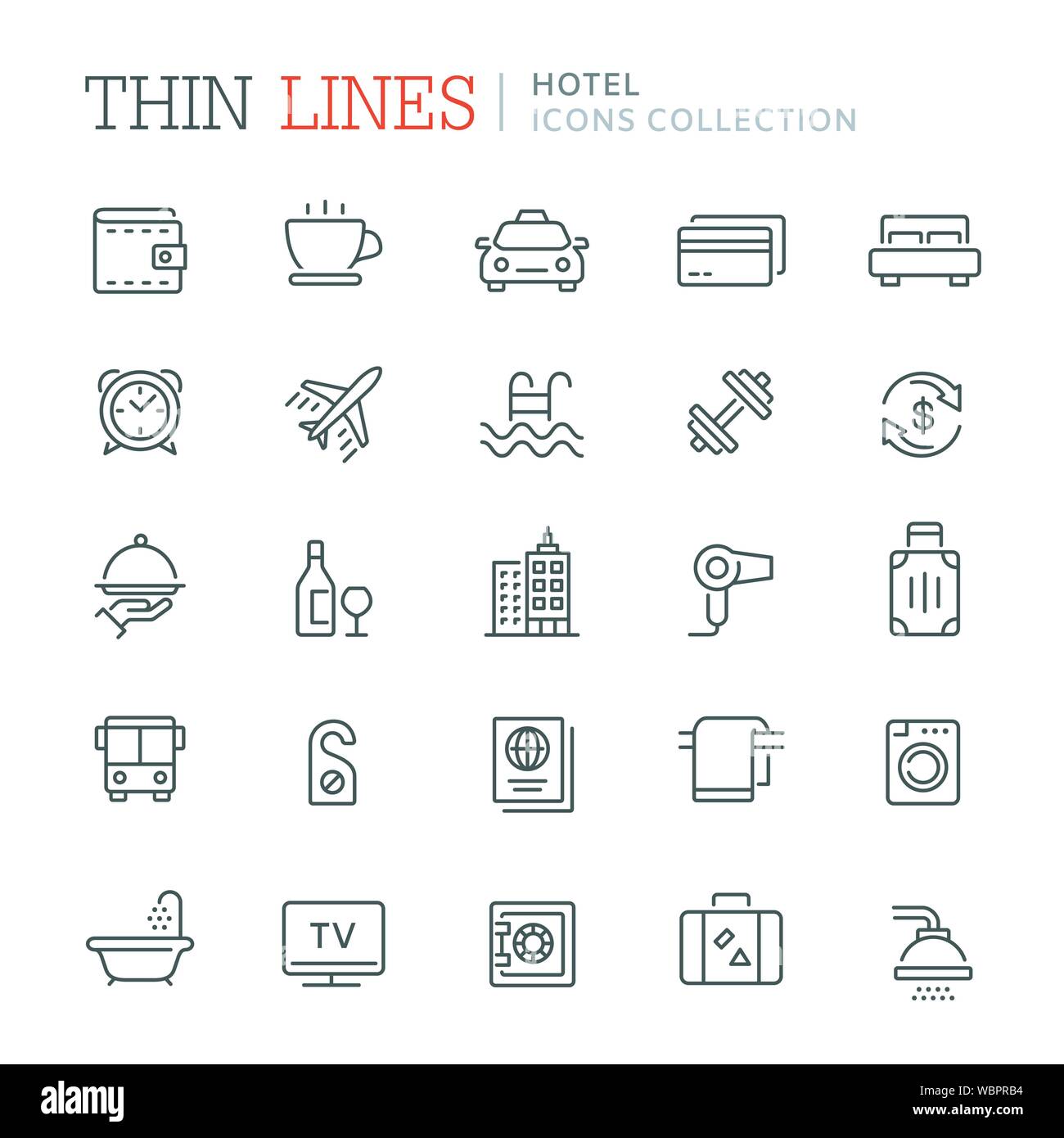 Mini bar hotel Stock Vector Images - Alamy