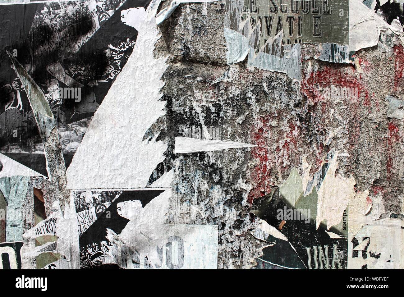 Torn poster posters hi-res stock photography and images - Alamy