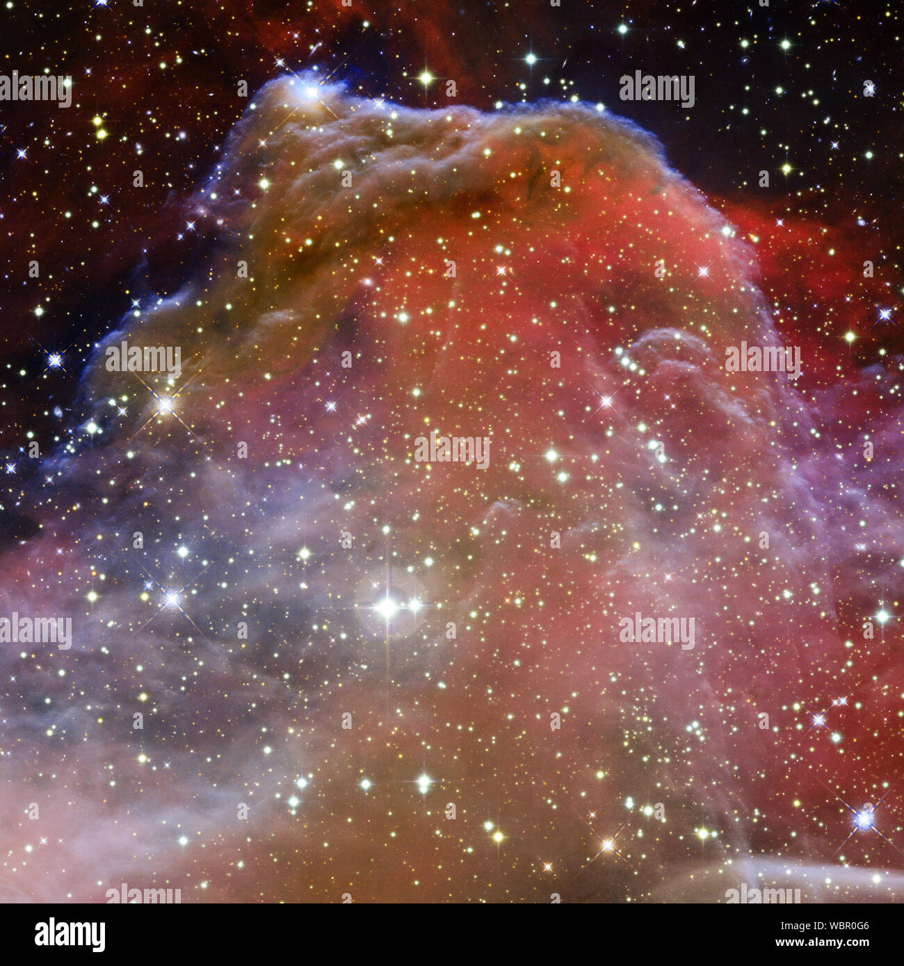Nebula in outer space. Gas and dust clouds. Elements of this image ...