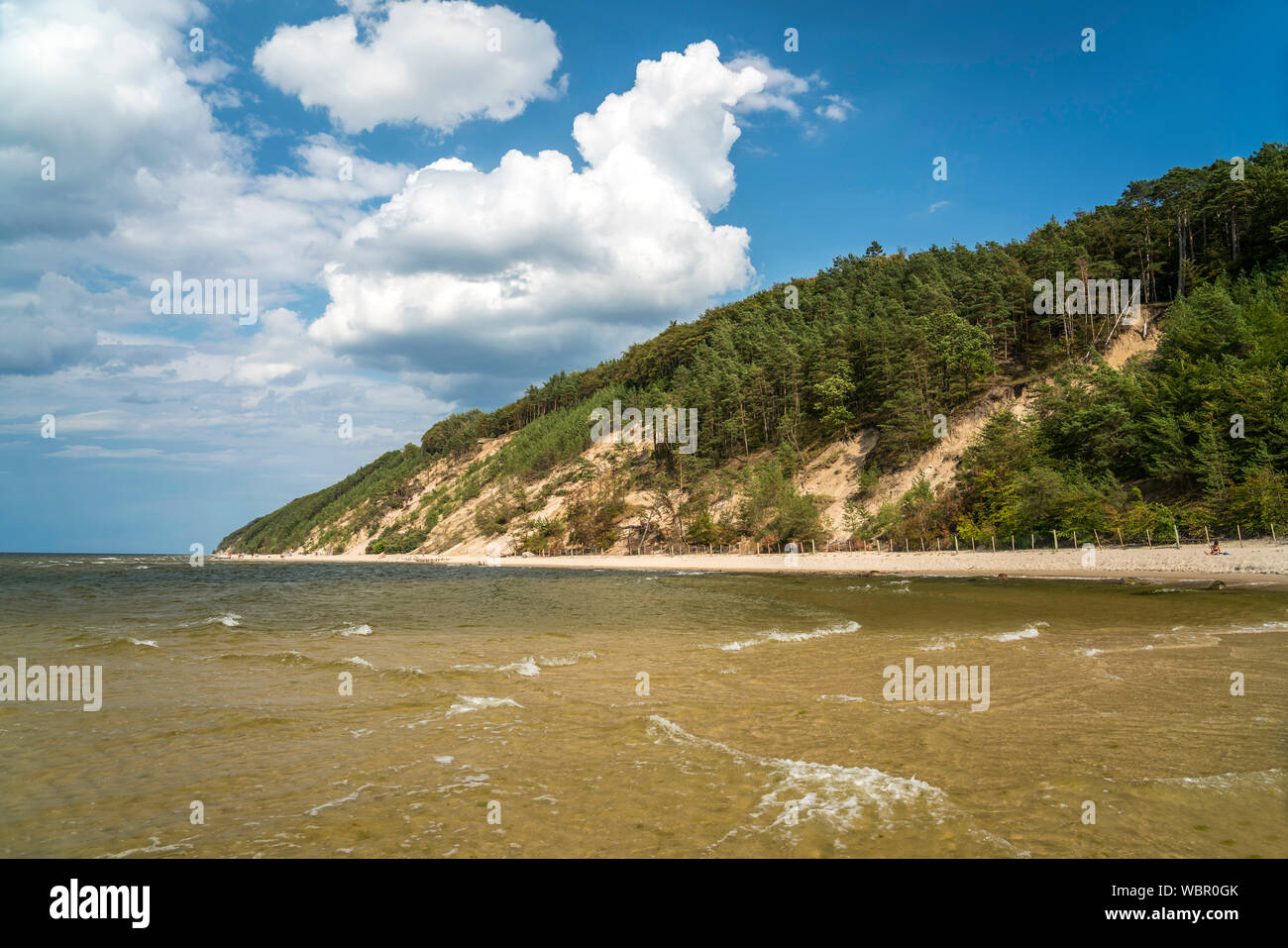 Ostsee Strand von Misdroy / Miedzyzdroje, Insel Wolin, Westpommern ...