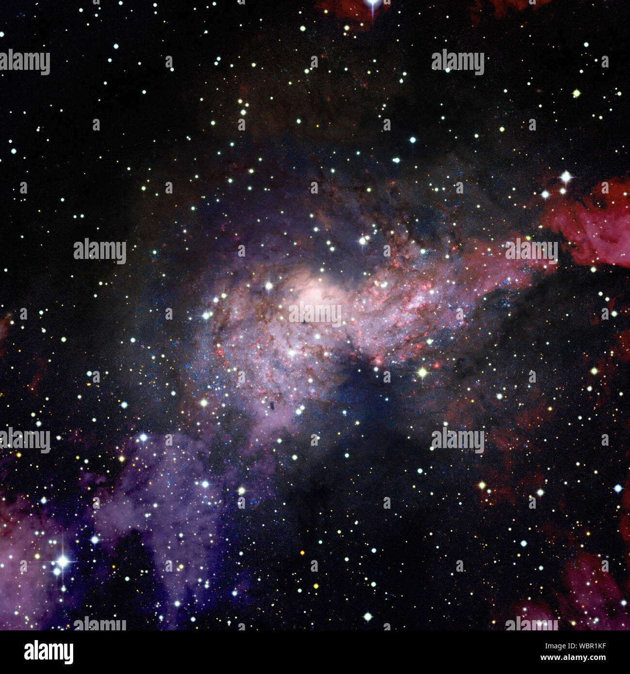 Awesome beauty of starfield somewhere in deep space. Elements of this ...