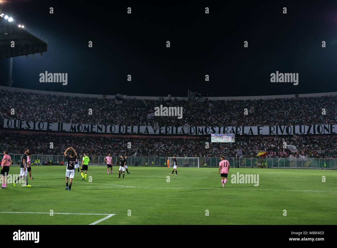 SSD Palermo vs Palermo Legends at the Renzo Barbera Stadium in Palermo ...