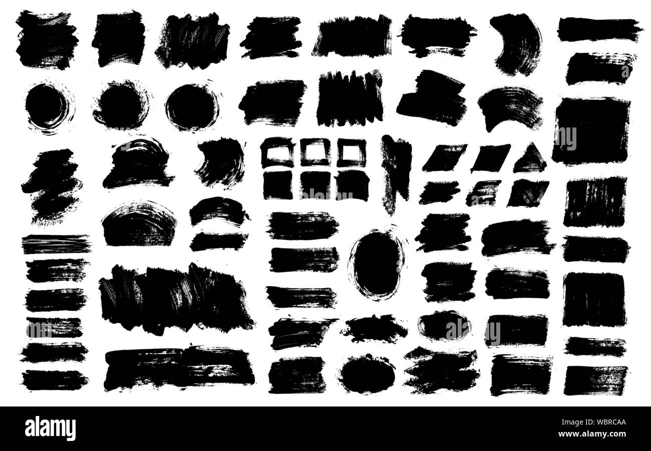 Square paintbrush Stock Vector Images - Alamy