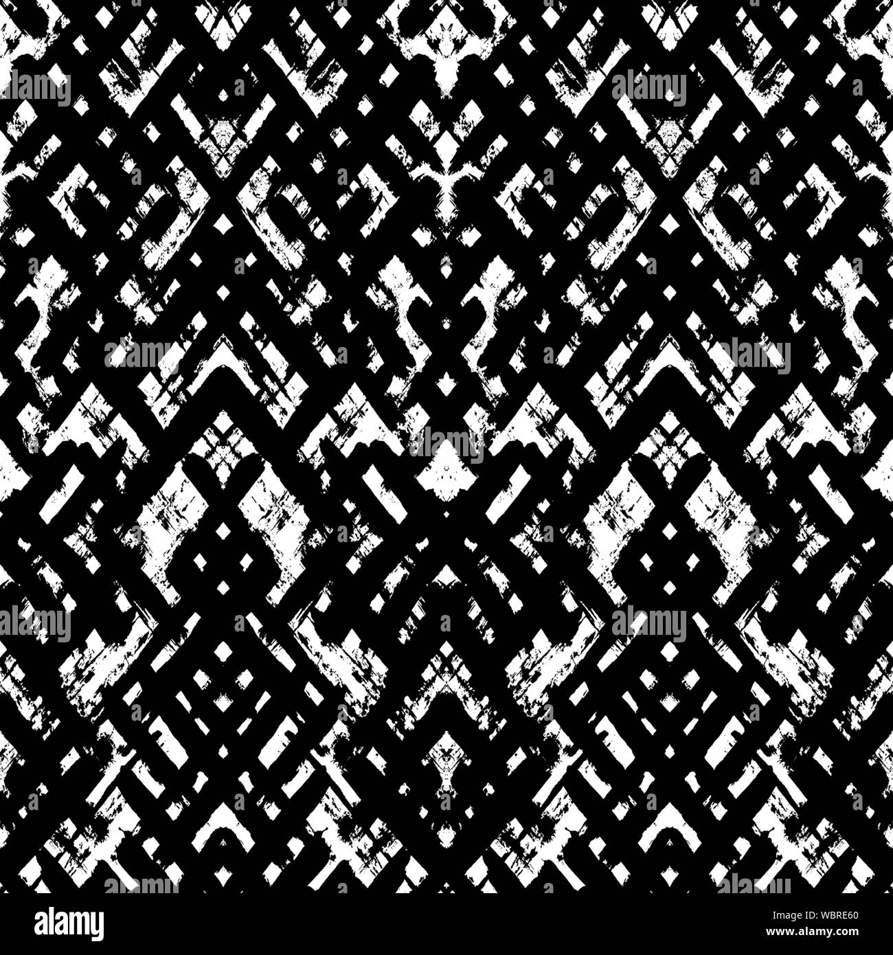 Vector criss-cross seamless pattern. Textured grunge geometric ... Vector criss-cross seamless pattern. Textured grunge geometric ...