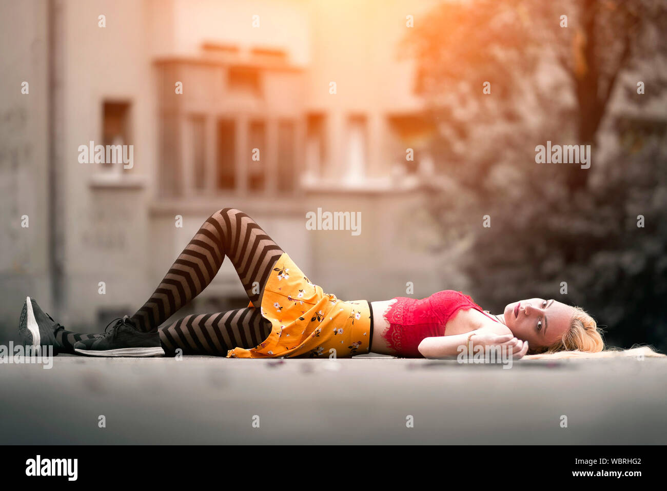 Supermodels Lying Down