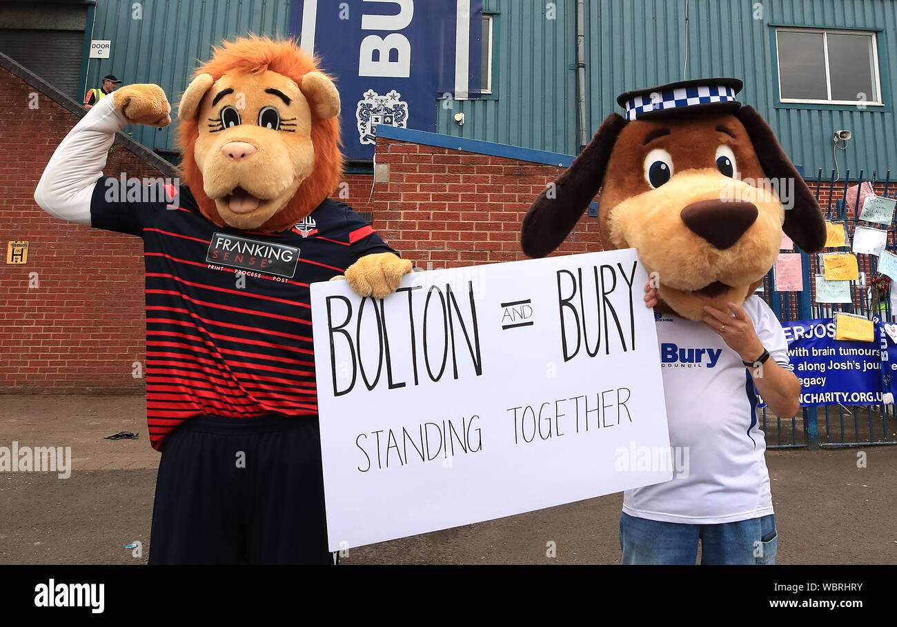 Bury mascot hi-res stock photography and images - Alamy