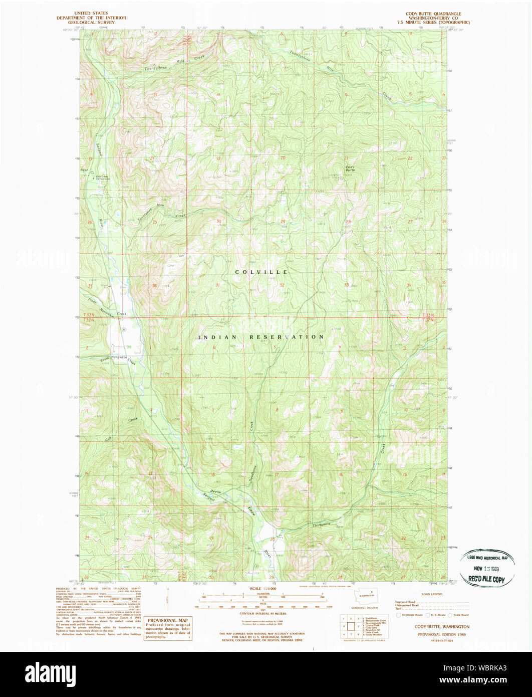 Cody map hi-res stock photography and images - Alamy